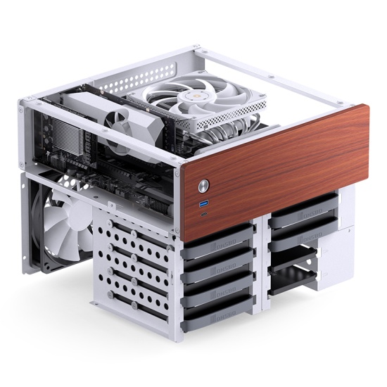 Корпус Jonsbo N4 White — купить по низкой цене в интернет магазине