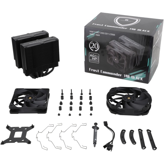 Кулер для процессора Thermalright Frost Commander 140 Black FC-140-BL ...