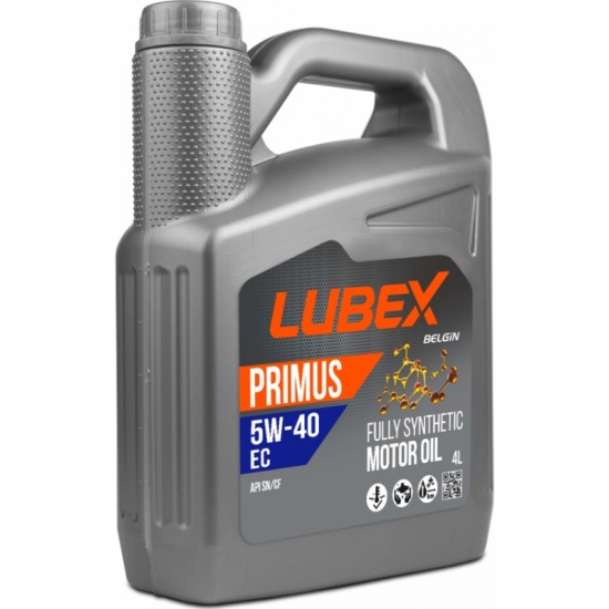 Моторное масло LUBEX PRIMUS EC 5W-40 синтетическое 4 л — купить в ...