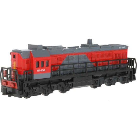 Машинка Технопарк LOCOTEM18B-19-GYRD Локомотив 19 см — купить в ...