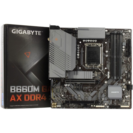 Материнская плата GIGABYTE B660M GAMING X AX DDR4 (LGA1700, mATX ...
