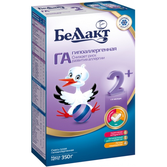 Молочная смесь БЕЛЛАКТ ГА 2+ с 6 мес. 350 г — купить в интернет ...