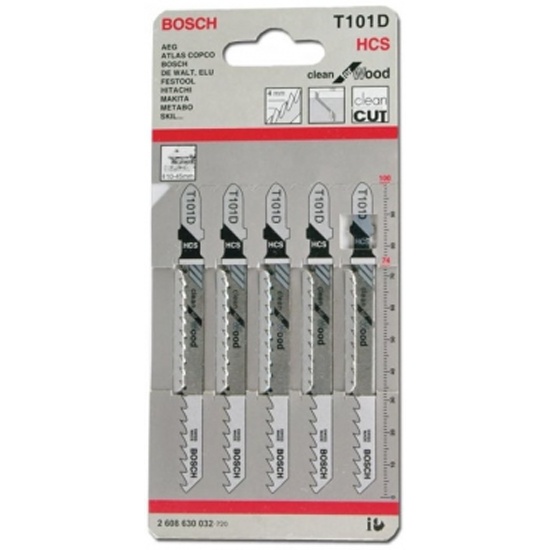 Набор пилок для лобзика BOSCH T101D 2608630032 5 шт. — купить в ...