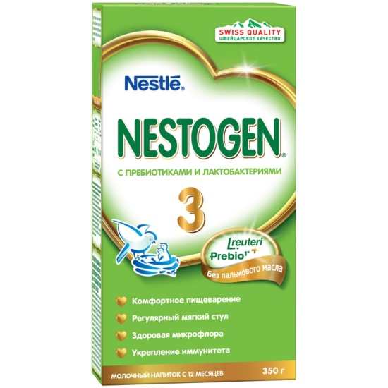 Молочная смесь Nestle Nestogen 3 (Нестле Нестожен 3), с 12 мес., 350 гр ...