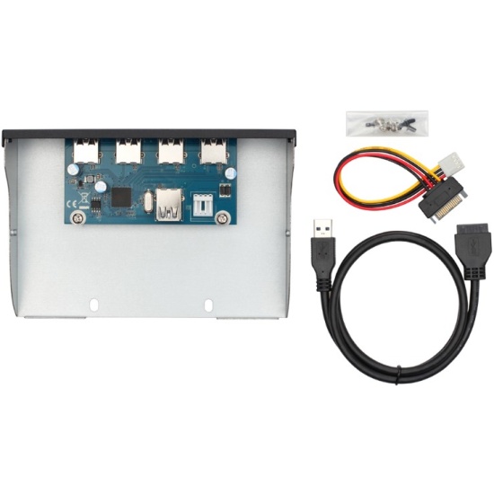 Планка USB 3.0 на переднюю панель 5.25 Gembird, 4xUSB-A 3.0 — купить в ...