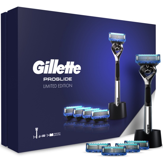 Купить Подарочный набор GILLETTE Proglide Limited Edition с подставкой ...