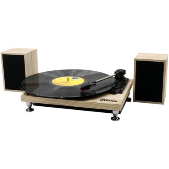 Виниловый проигрыватель RITMIX LP-240 Light wood — купить по низкой ...