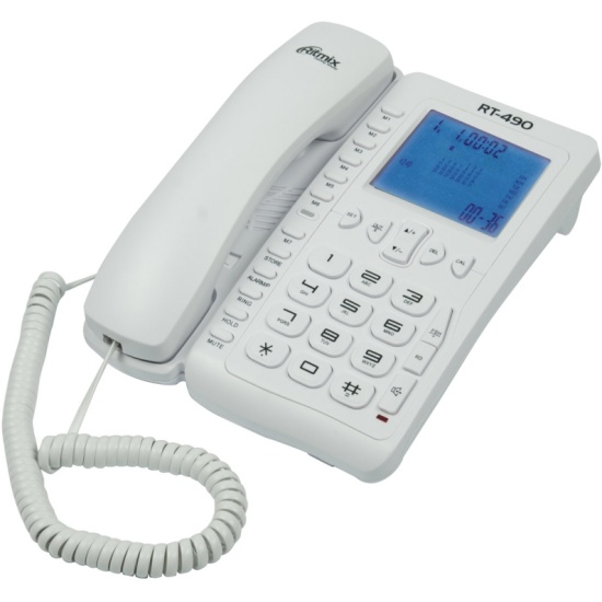 Проводной телефон RITMIX RT-490 white — купить в интернет-магазине ...
