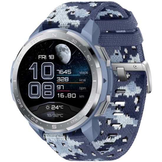 Купить смарт-часы Honor Watch GS Pro KAN-B19 Синие 55026082 в интернет ...