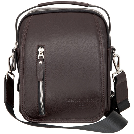 Сумка мужская SERGIO BELOTTI 7047 Napoli dark brown, тёмно-коричневый ...