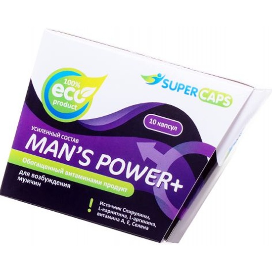 Биологически активная добавка SUPER CAPS Капсулы Mans Power плюс ...