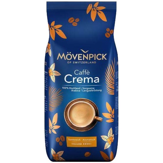Кофе в зернах Movenpick Caffe Crema 1 кг 4006581017716 — купить по ...