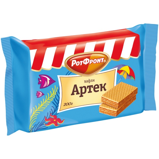 Вафли Рот Фронт Артек 200 г 4601021049342 — купить по низкой цене в ...