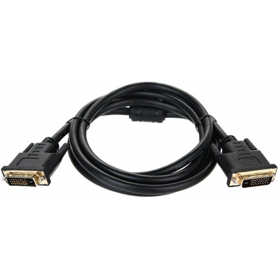Кабель DVI-D--DVI-D Dual link 25M/25M, феррит.кольца, 1.8м Telecom ...