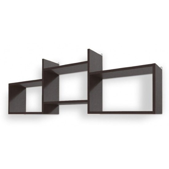 Полка VENTAL Кубик-6 венге tlnt4216299302 — купить в интернет-магазине ...