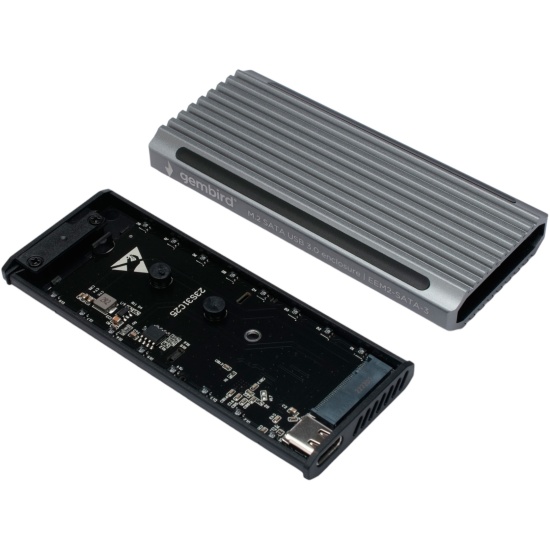 Внешний корпус для SSD M2 Gembird EEM2-SATA-3 металл, серебристый ...