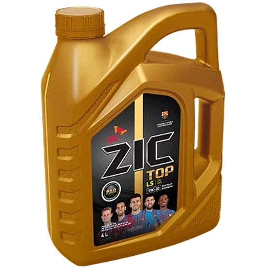 Моторное масло ZIC TOP LS 5W-30 синтетическое 4 л 162612 — купить по ...