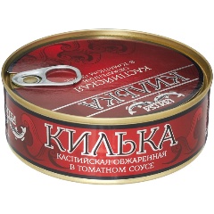 Килька LAATSA каспийская обжаренная в томатном соусе 240 г — купить в ...