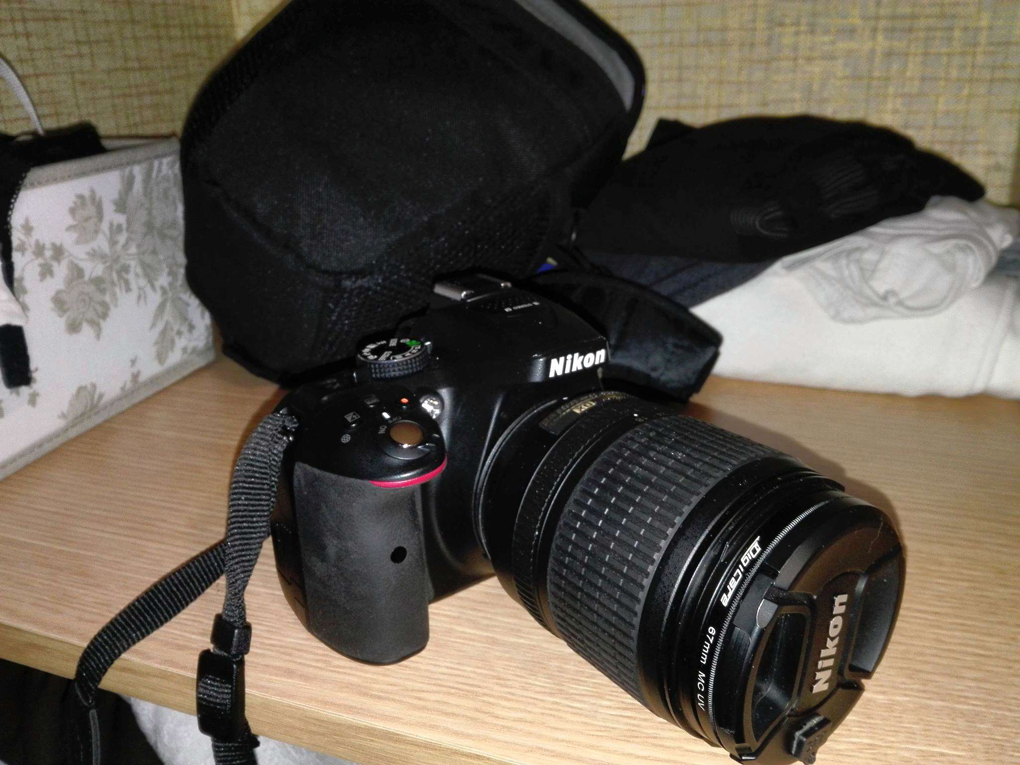 Цифровой зеркальный фотоаппарат Nikon D5300 Kit 18-105 VR Black ...