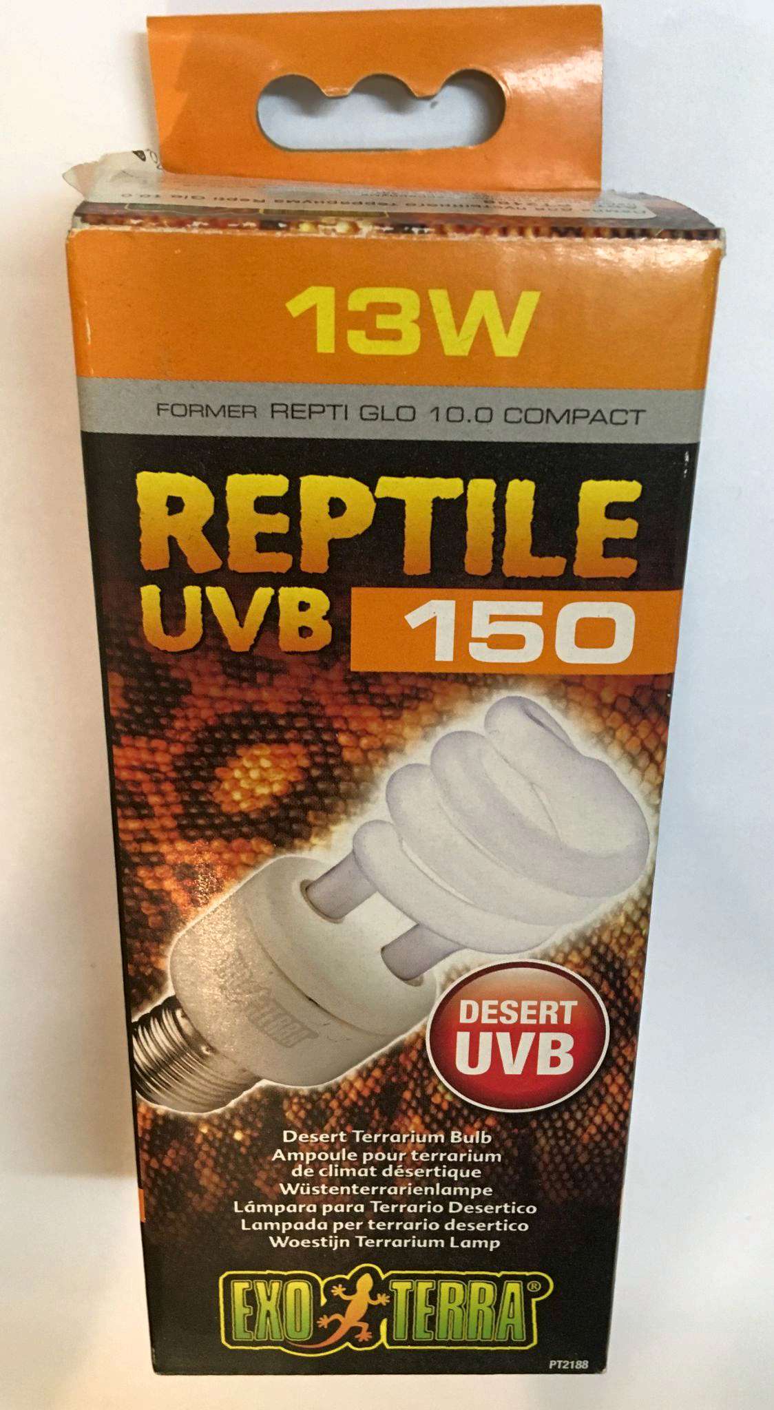 Лампа для террариума EXO TERRA REPTI GLO 10.0 Compact 13W (UVB150) H221887 — купить по низкой ...