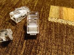 Коннектор Lanmaster RJ45 UTP 8P8C, универсальный, cat.5e, 100 шт. (TWT ...