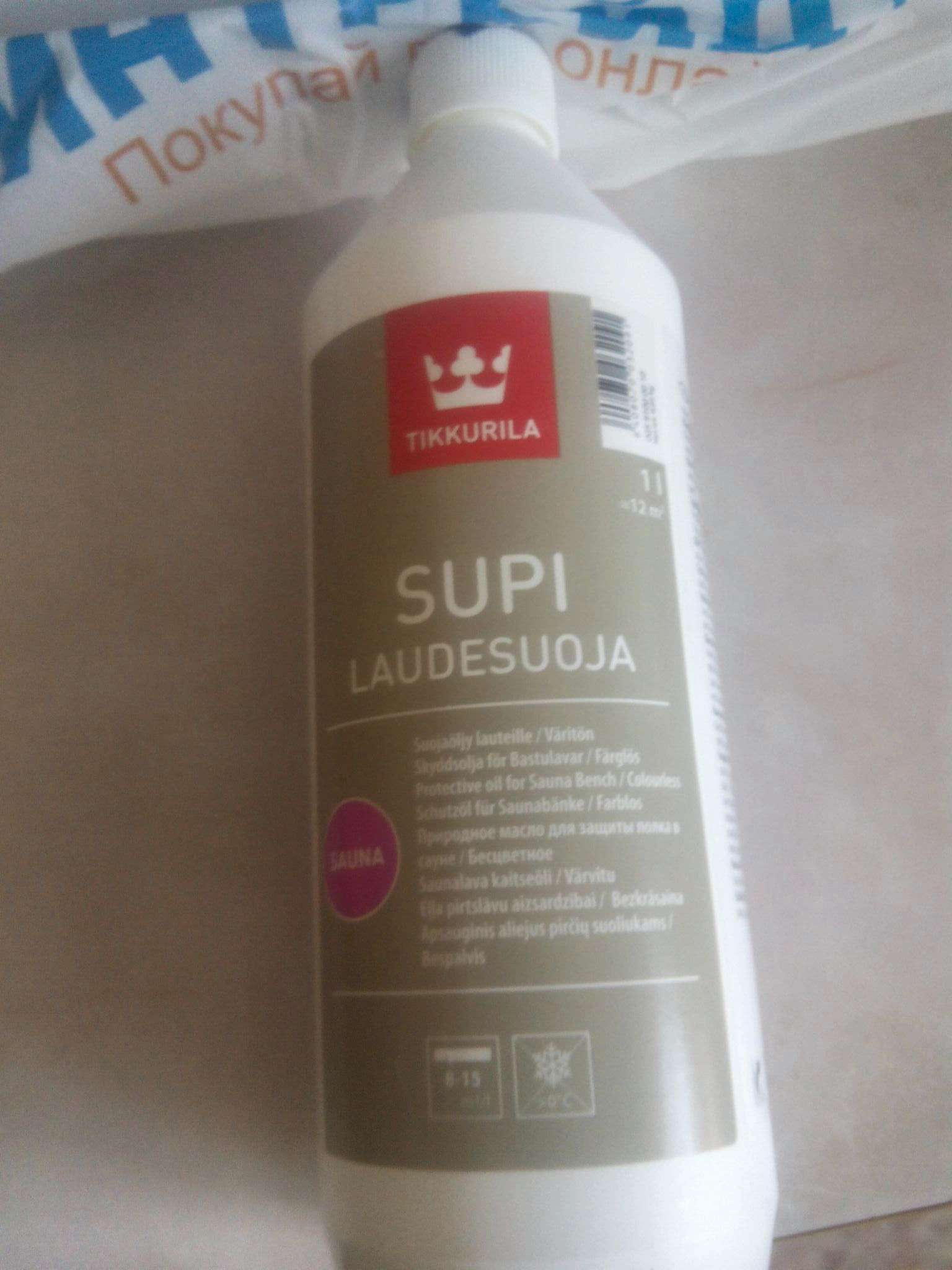 Масло для дерева Tikkurila Supi Laudesuoja 1 л. — купить в интернет ...