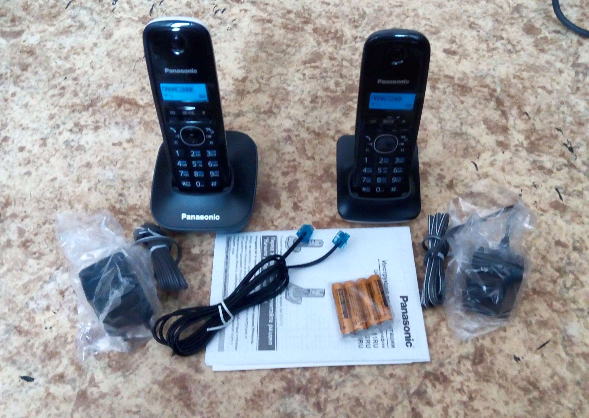 Радиотелефон Panasonic KX-TG1612RU1 — купить в интернет-магазине ОНЛАЙН ...