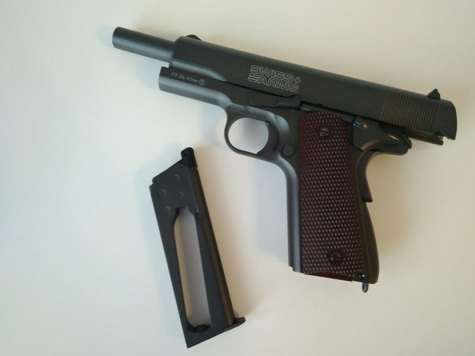 Пистолет пневматический CYBERGUN SWISS ARMS P1911/Tanfoglio witness P1911 (Colt 1911) — купить в ...