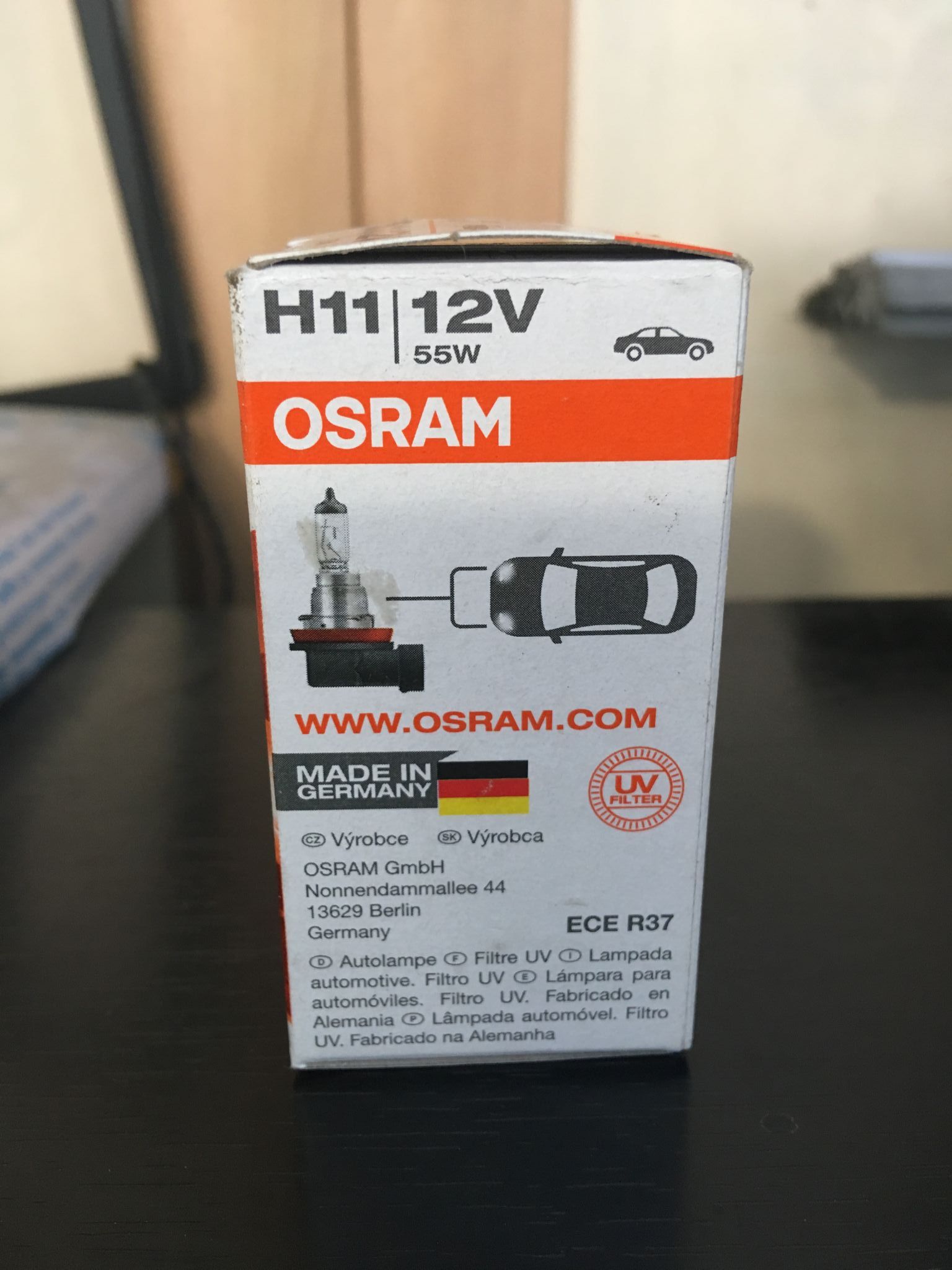 Лампа галогенная OSRAM H11 Original 12V 55W, 1шт., 64211 — купить в ...