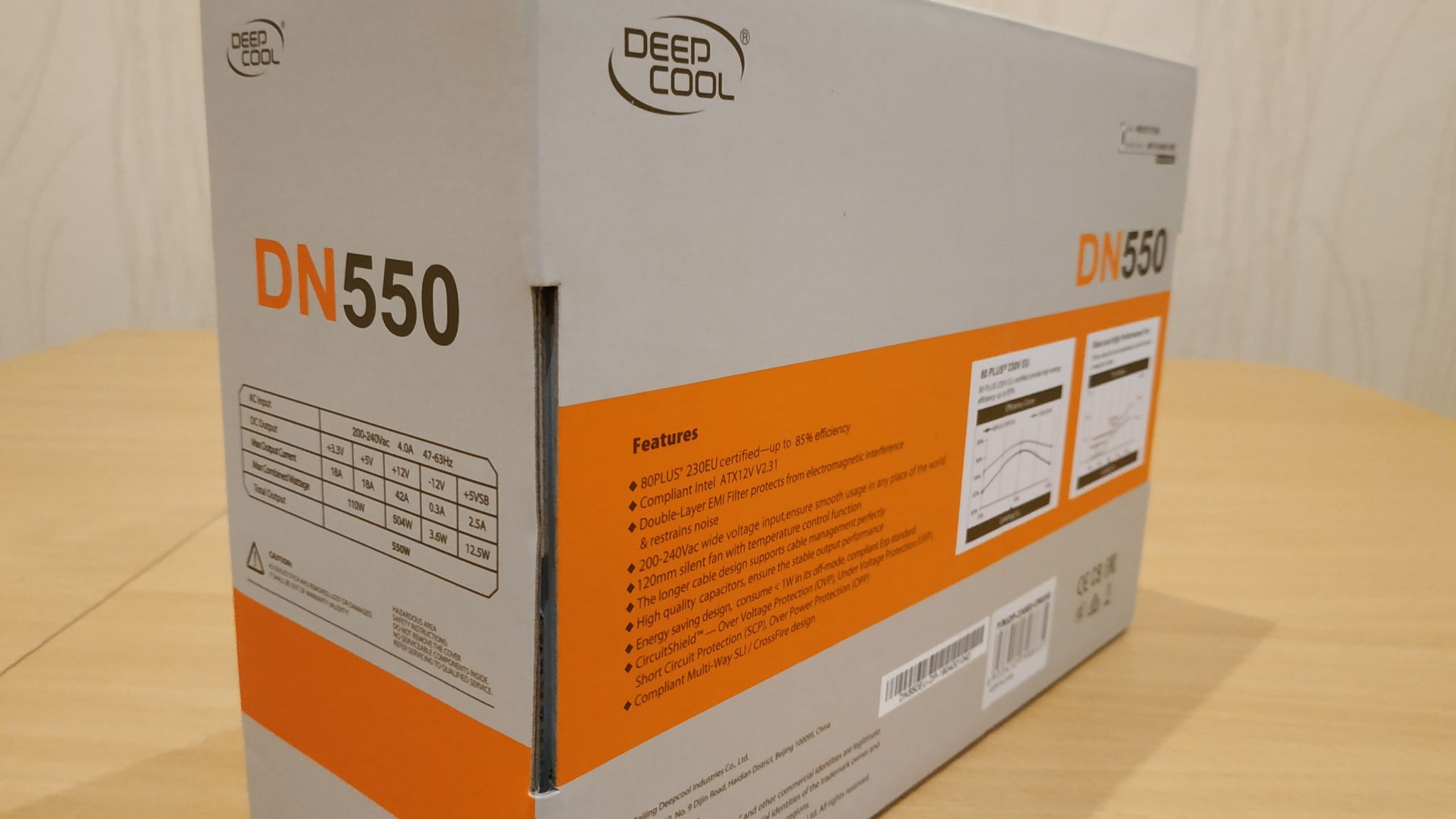 Блок питания Deepcool Nova DN550 ATX 550W RET — купить по низкой цене в интернет-магазине ОНЛАЙН ...