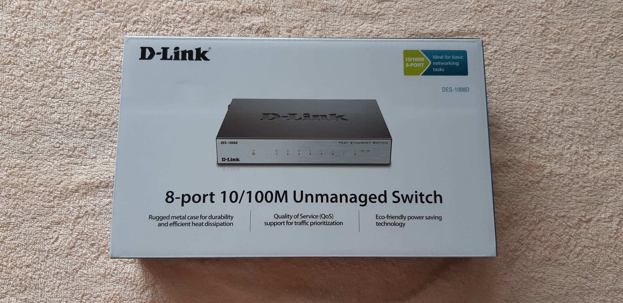 Купить Коммутатор D-Link Switch DES-1008D/L2B 8 ports Switch Ethernet ...