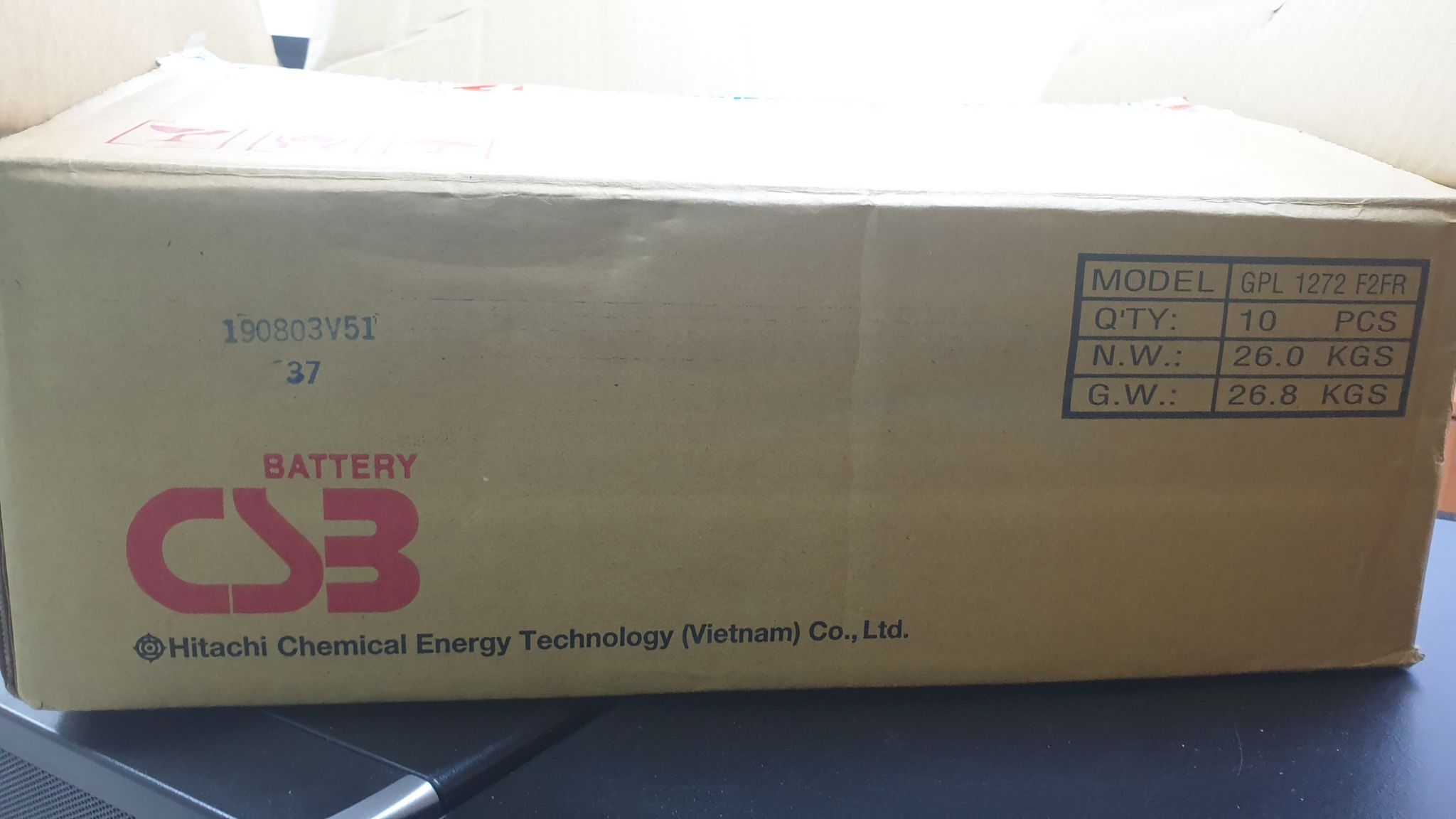 Аккумуляторная батарея для ИБП CSB GPL1272, 12V 7Ah F2 (GPL1272 ...