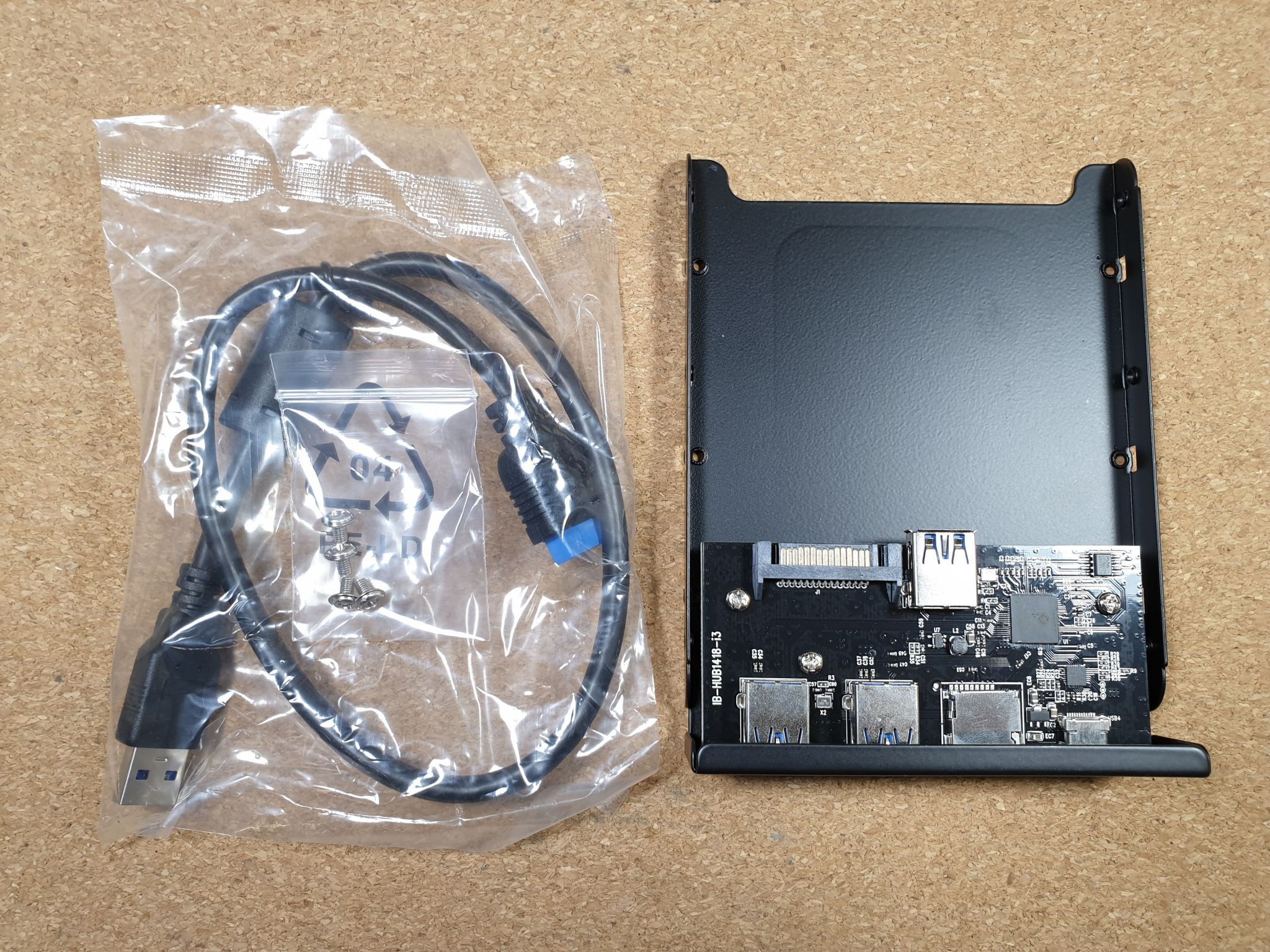 Планка USB на переднюю панель ExeGate U3H-621 3,5 2*USB3.0+1*TypeC+1*SD ...