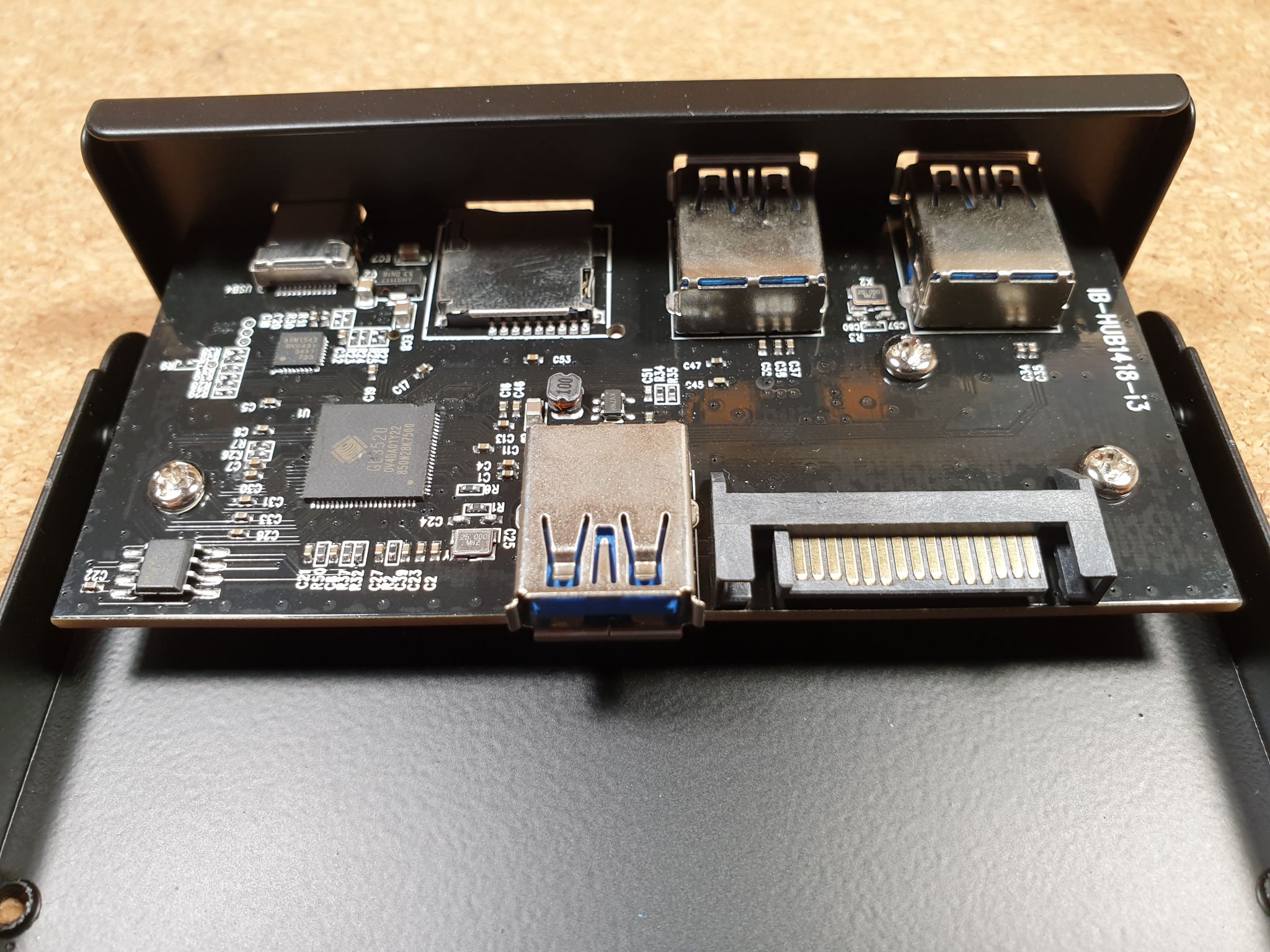 Планка USB на переднюю панель ExeGate U3H-621 3,5 2*USB3.0+1*TypeC+1*SD ...