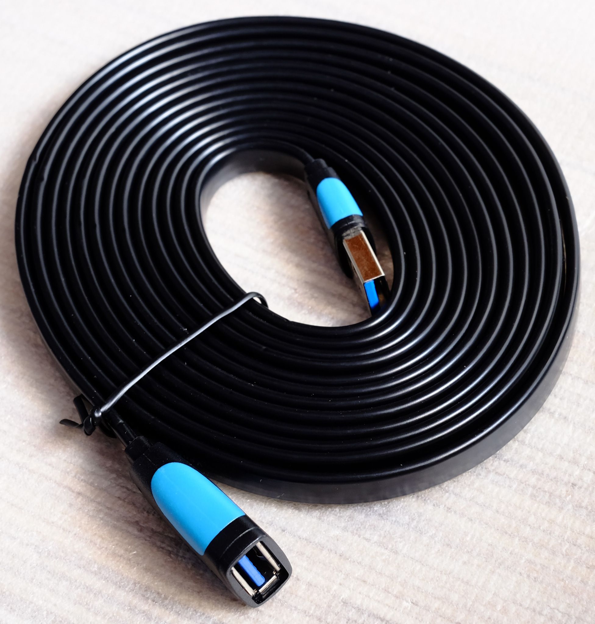 Кабель-удлинитель VENTION USB 3.0 AM/AF - 3м плоский VAS-A13-B300 ...
