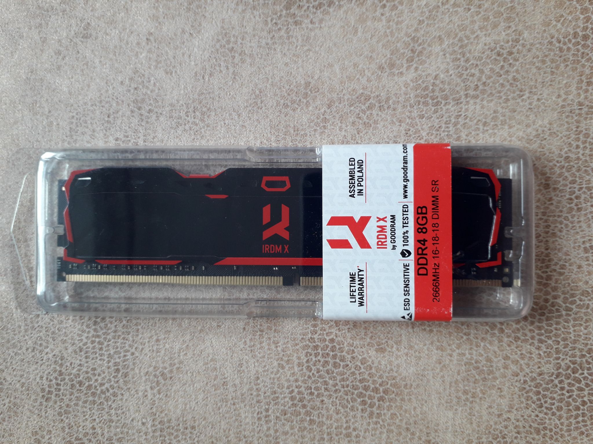 Оперативная память GoodRAM DDR4 8Gb 2666MHz pc-21300 IR-X2666D464L16S ...