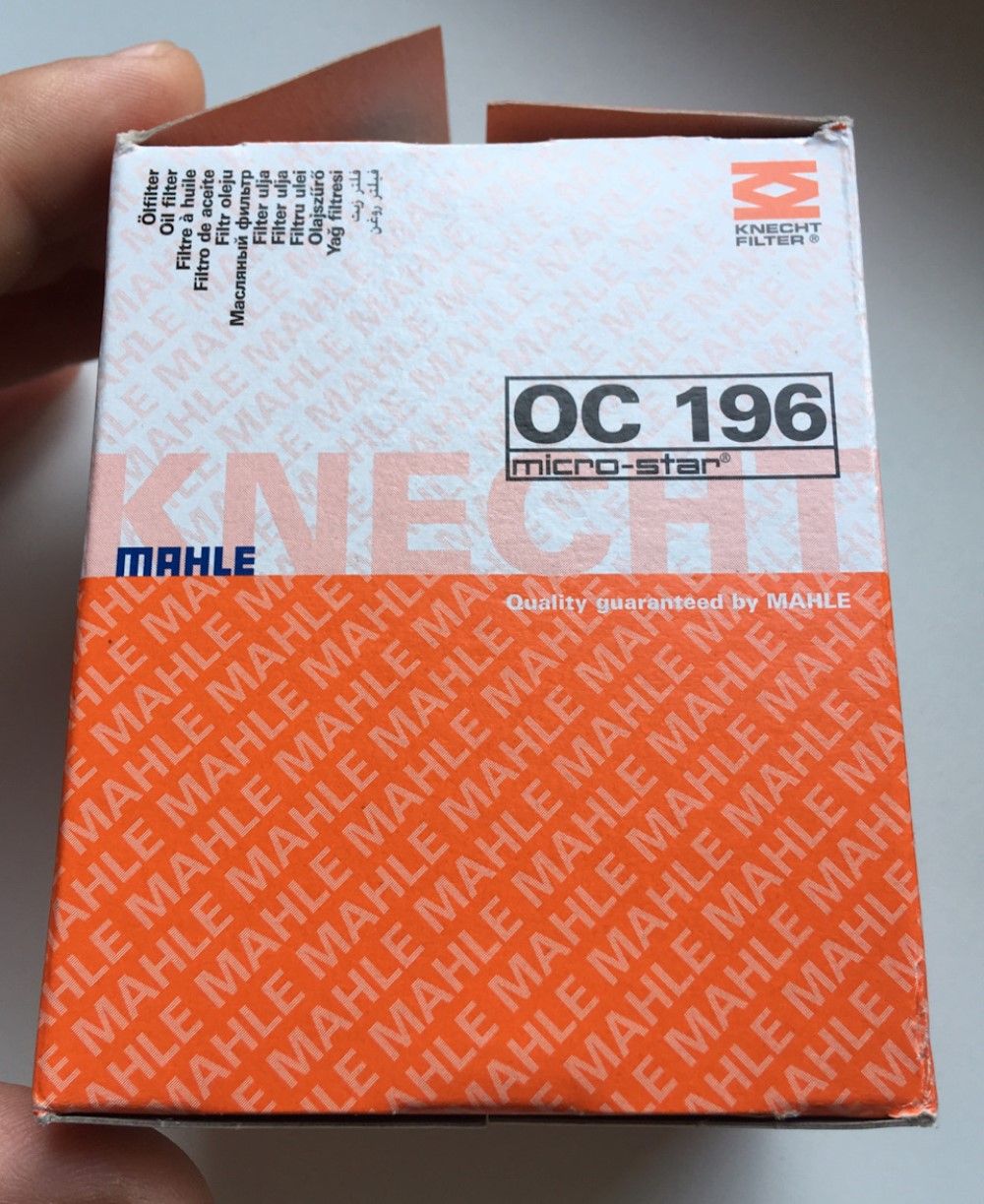 Фильтр масляный KNECHT/MAHLE OC196 — купить по низкой цене в интернет ...