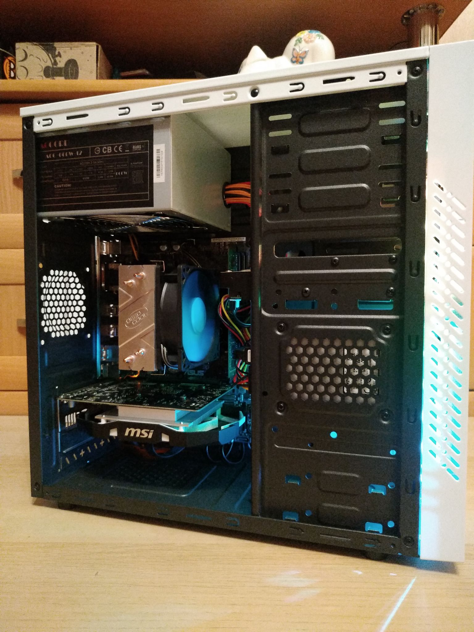 Корпус Ginzzu D380 RGB White — купить в интернет-магазине ОНЛАЙН ТРЕЙД.РУ