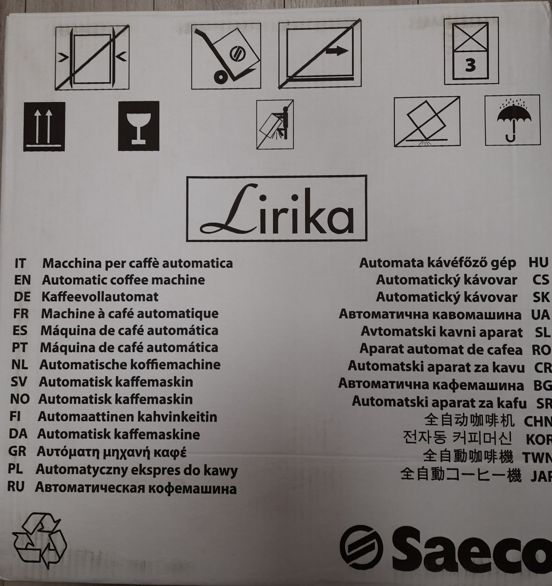 Кофемашина Saeco Lirika Plus Lirika Plus Silver — купить в интернет ...