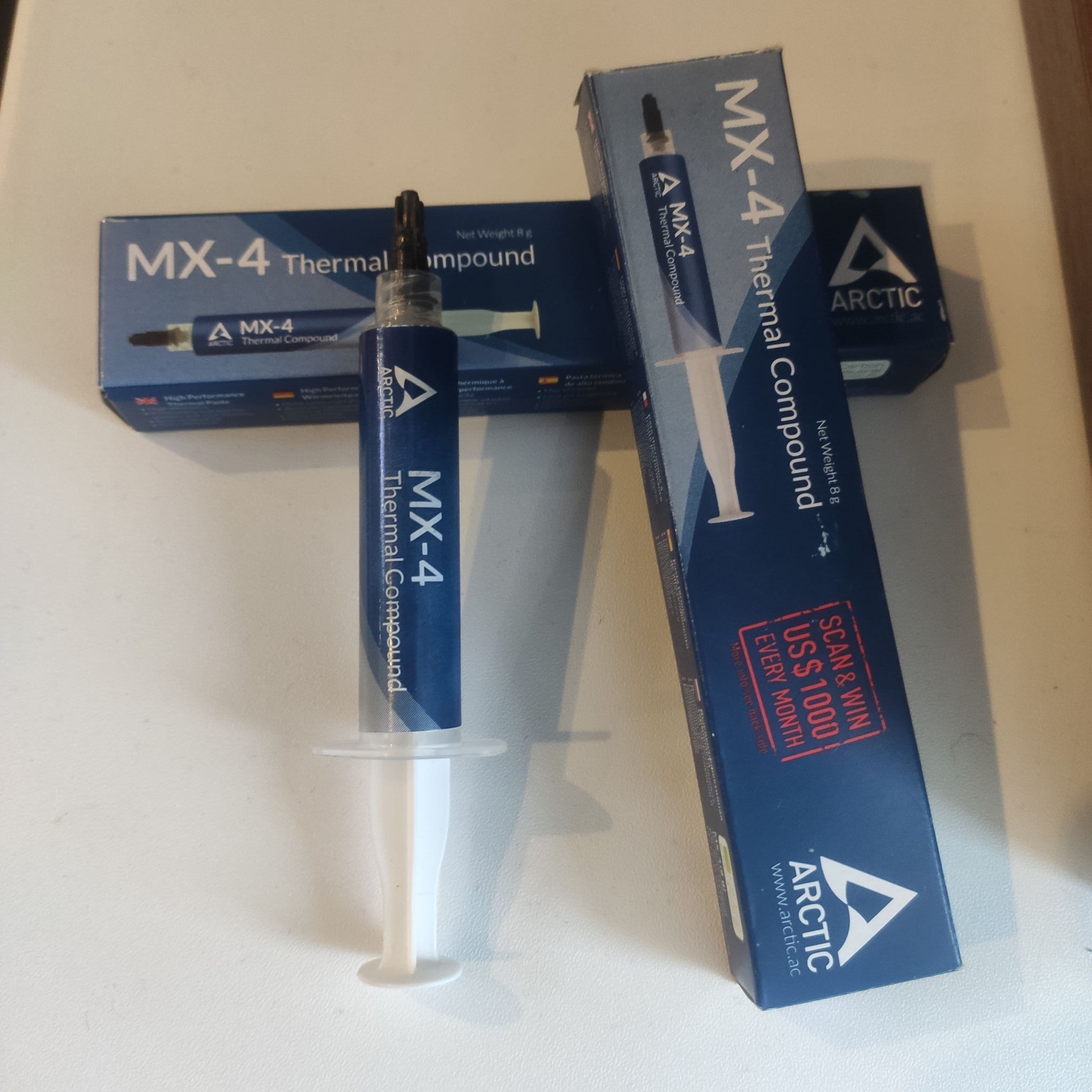Термопаста Arctic MX-4 Thermal Compound 8-gramm ACTCP00008B — купить по ...