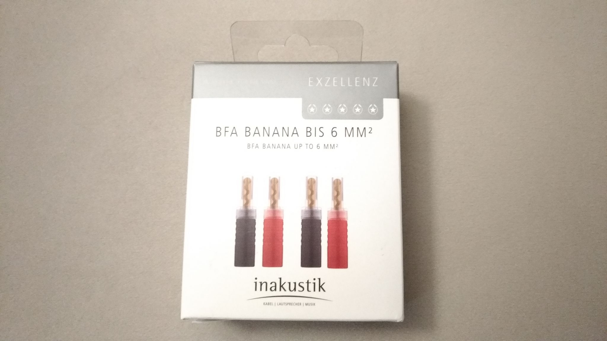Комплект разъемов INAKUSTIK Exzellenz Banana BFA, 4 Set — купить в ...