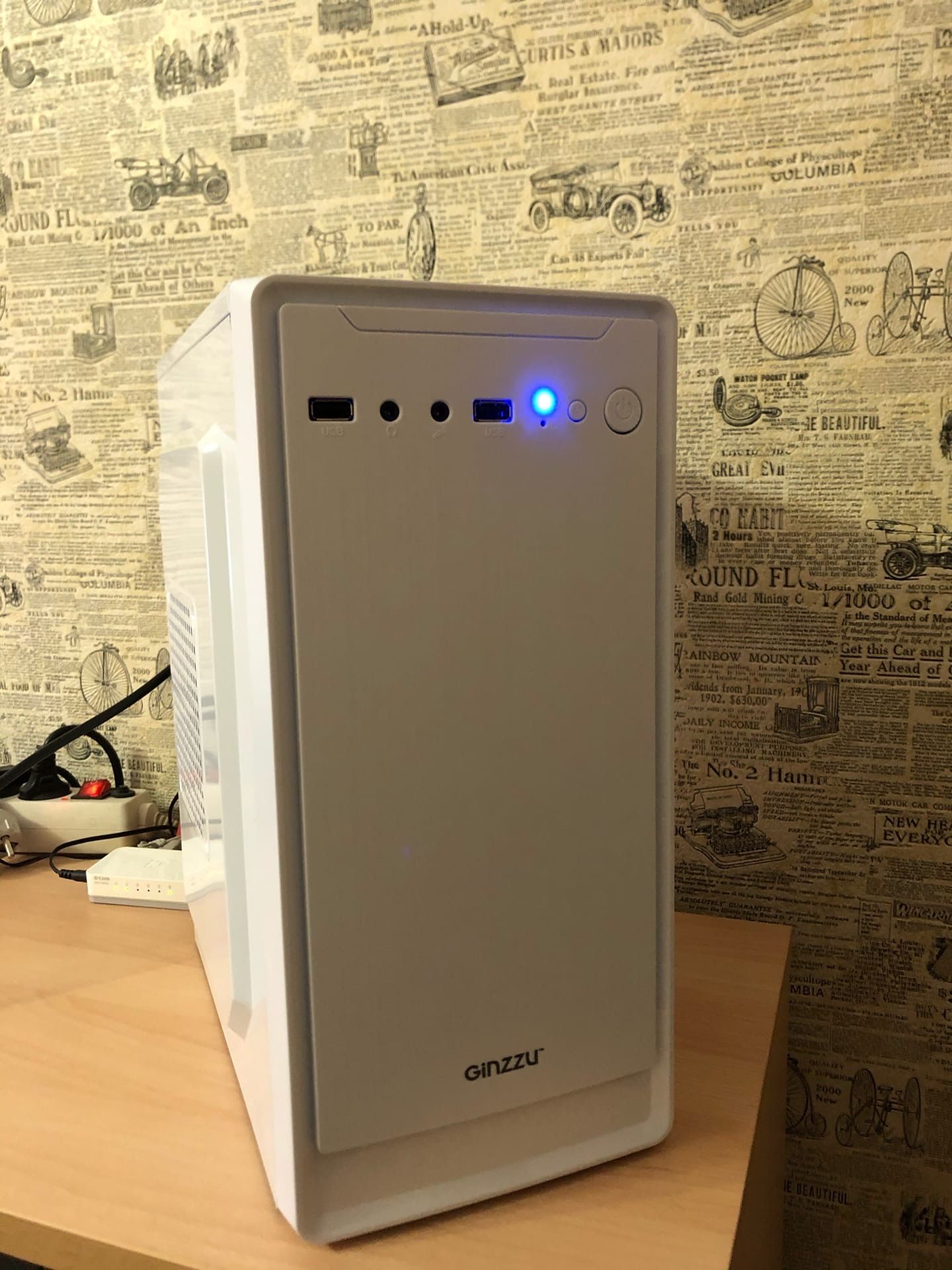 Корпус Ginzzu B185 White — купить в интернет-магазине ОНЛАЙН ТРЕЙД.РУ