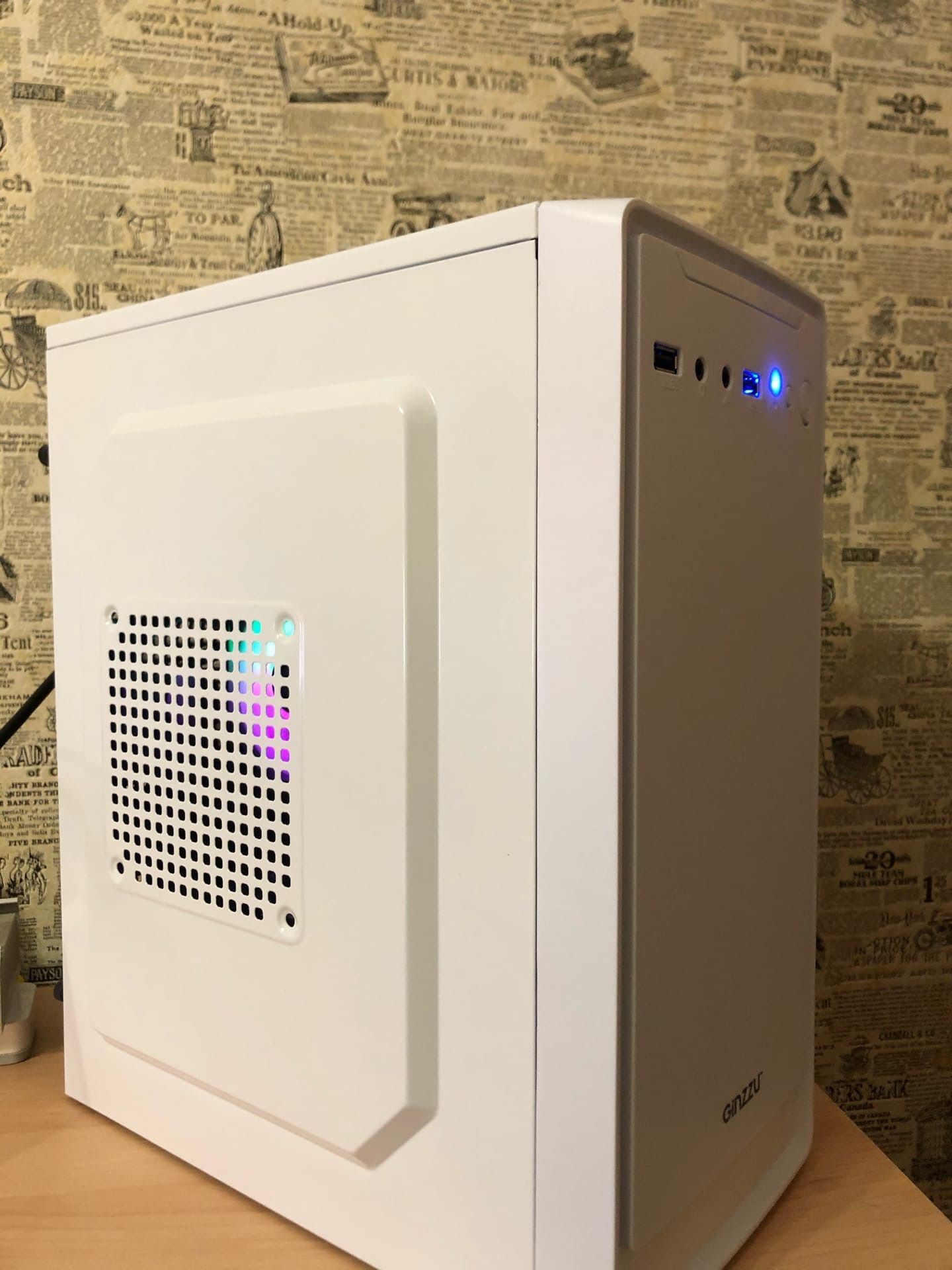 Корпус Ginzzu B185 White — купить в интернет-магазине ОНЛАЙН ТРЕЙД.РУ