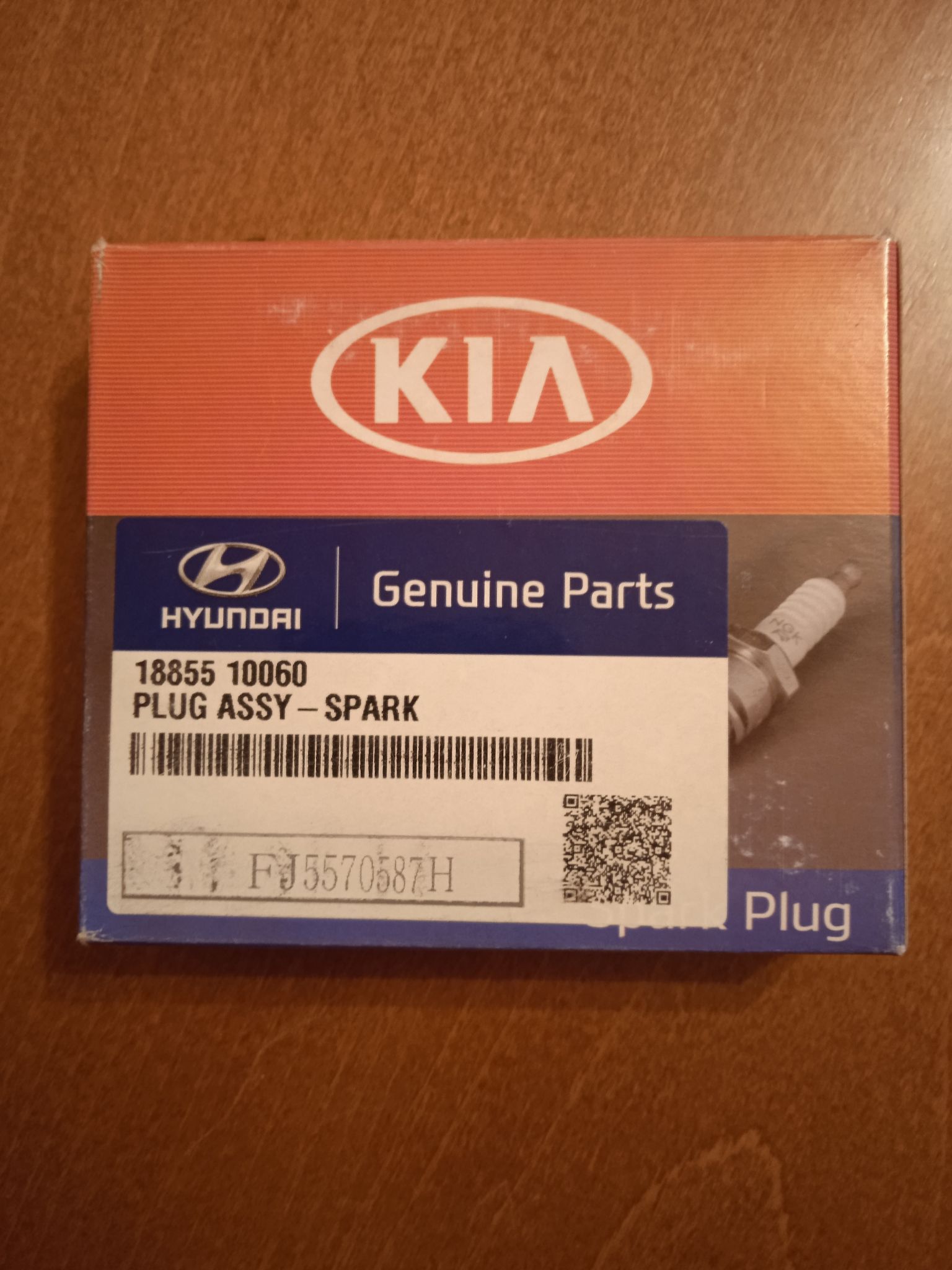 Свеча зажигания MOBIS HYUNDAI/KIA 18855-10060 никелевая 1шт — купить в ...