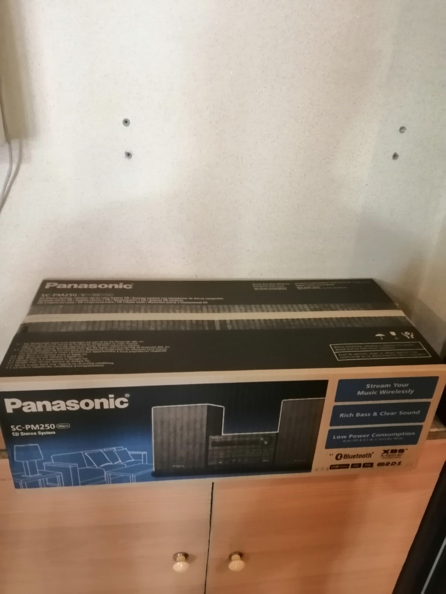 Микросистема Panasonic SC-PM250EE-K, черный — купить по низкой цене в ...