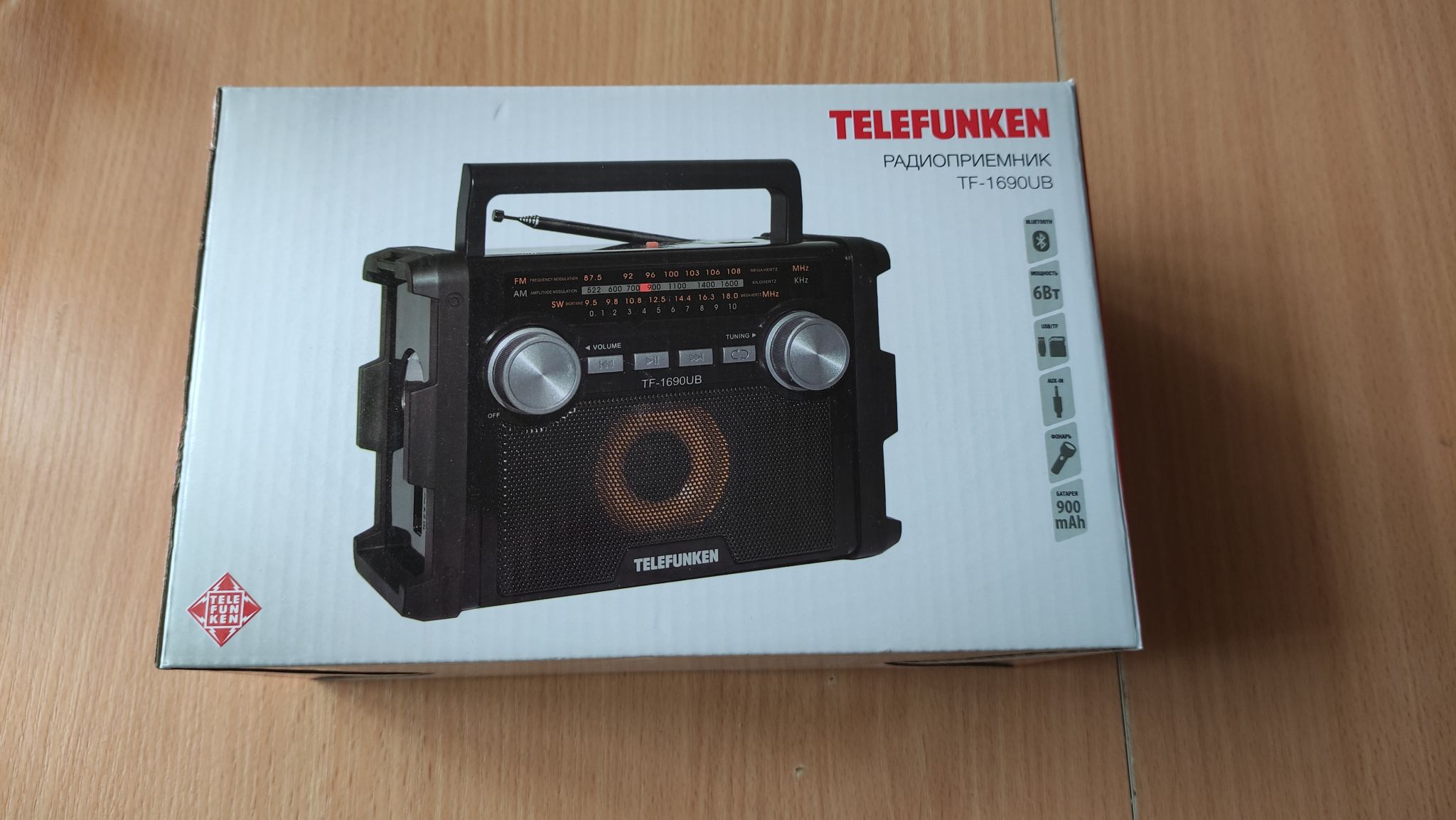 Радиоприемник TELEFUNKEN TF-1690UB, черный с серым — купить в интернет ...