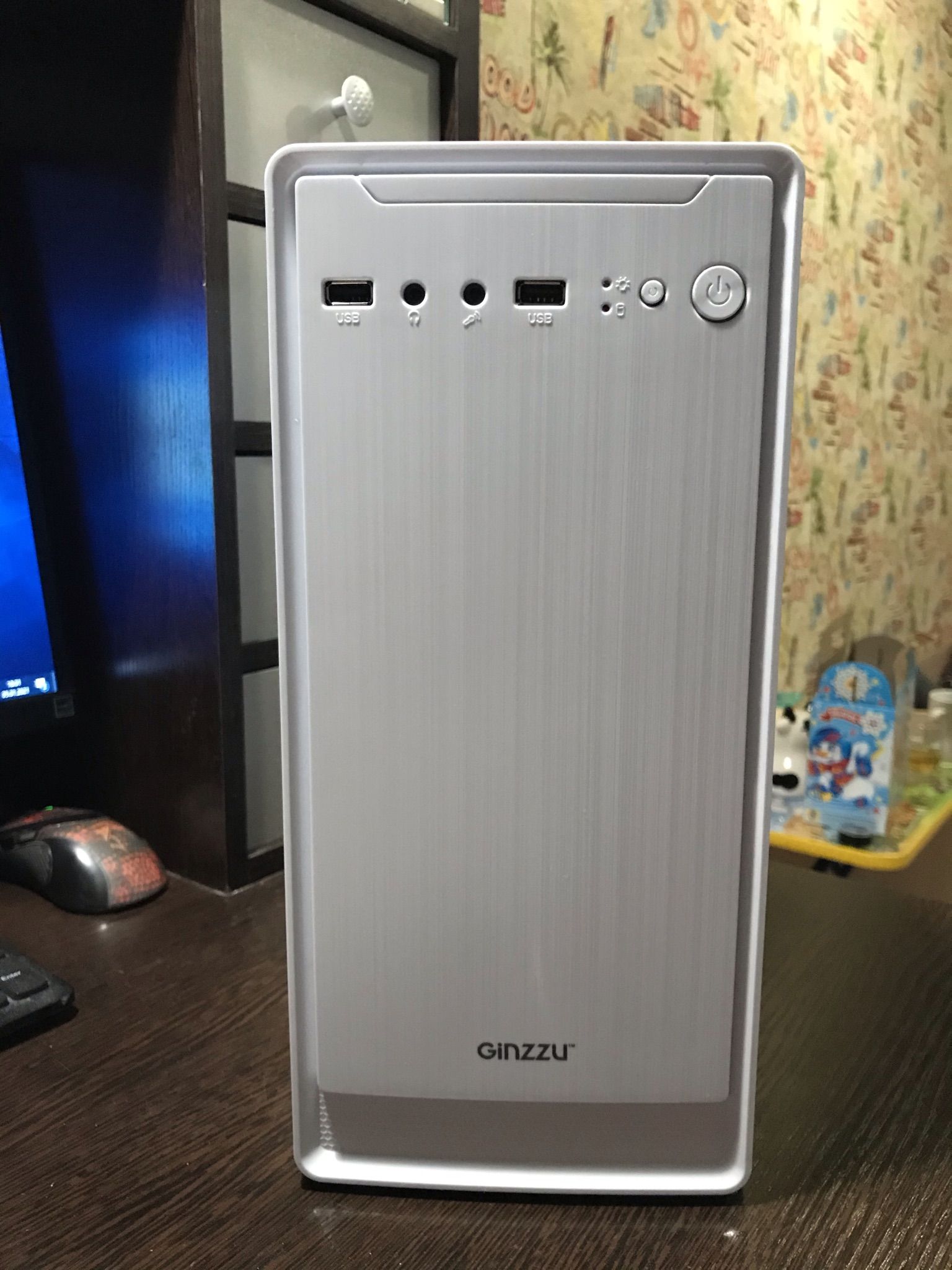 Корпус Ginzzu B185 White — купить в интернет-магазине ОНЛАЙН ТРЕЙД.РУ