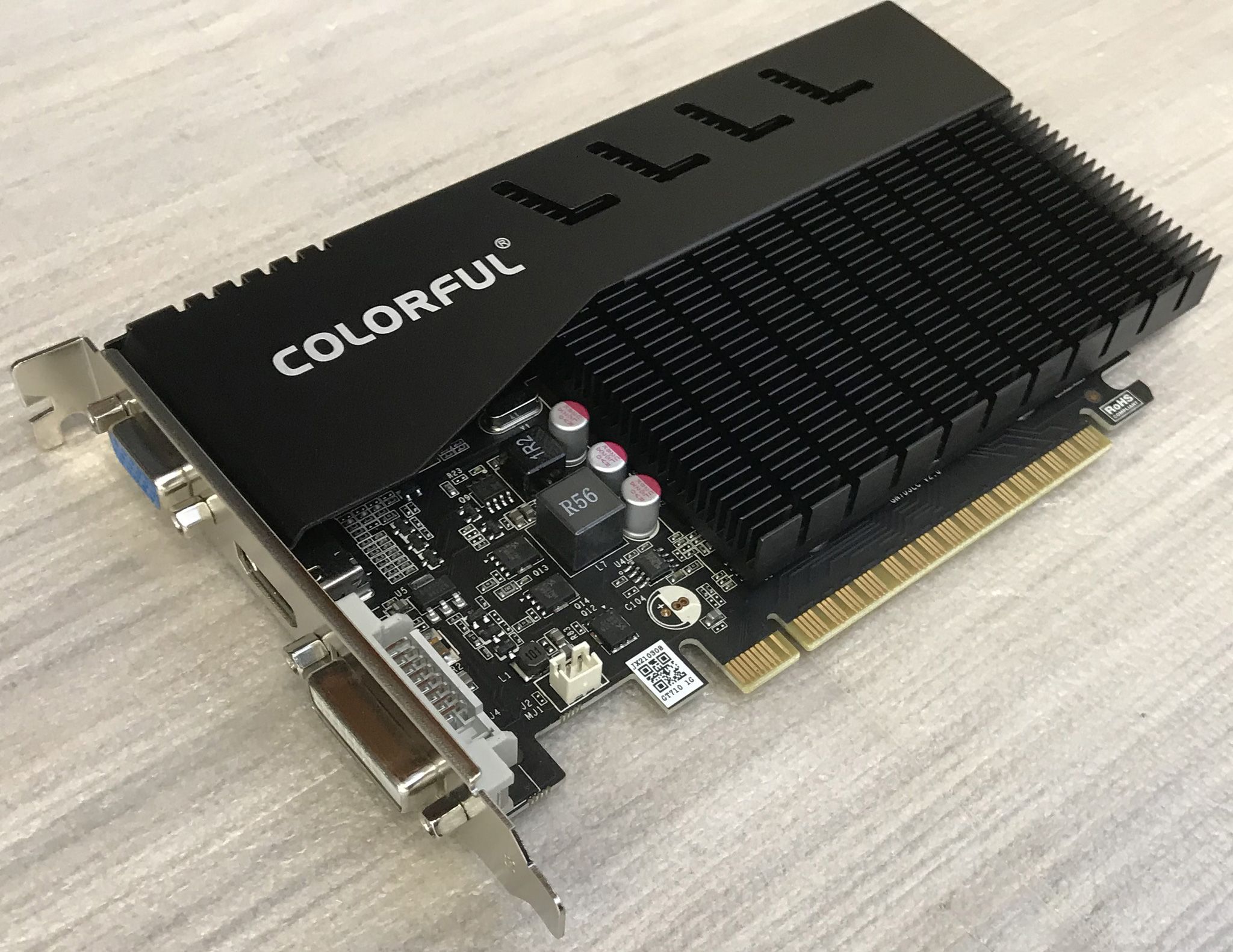 Видеокарта COLORFUL GeForce GT 710 NF 1G GT710 NF 1GD3-V — купить по ...
