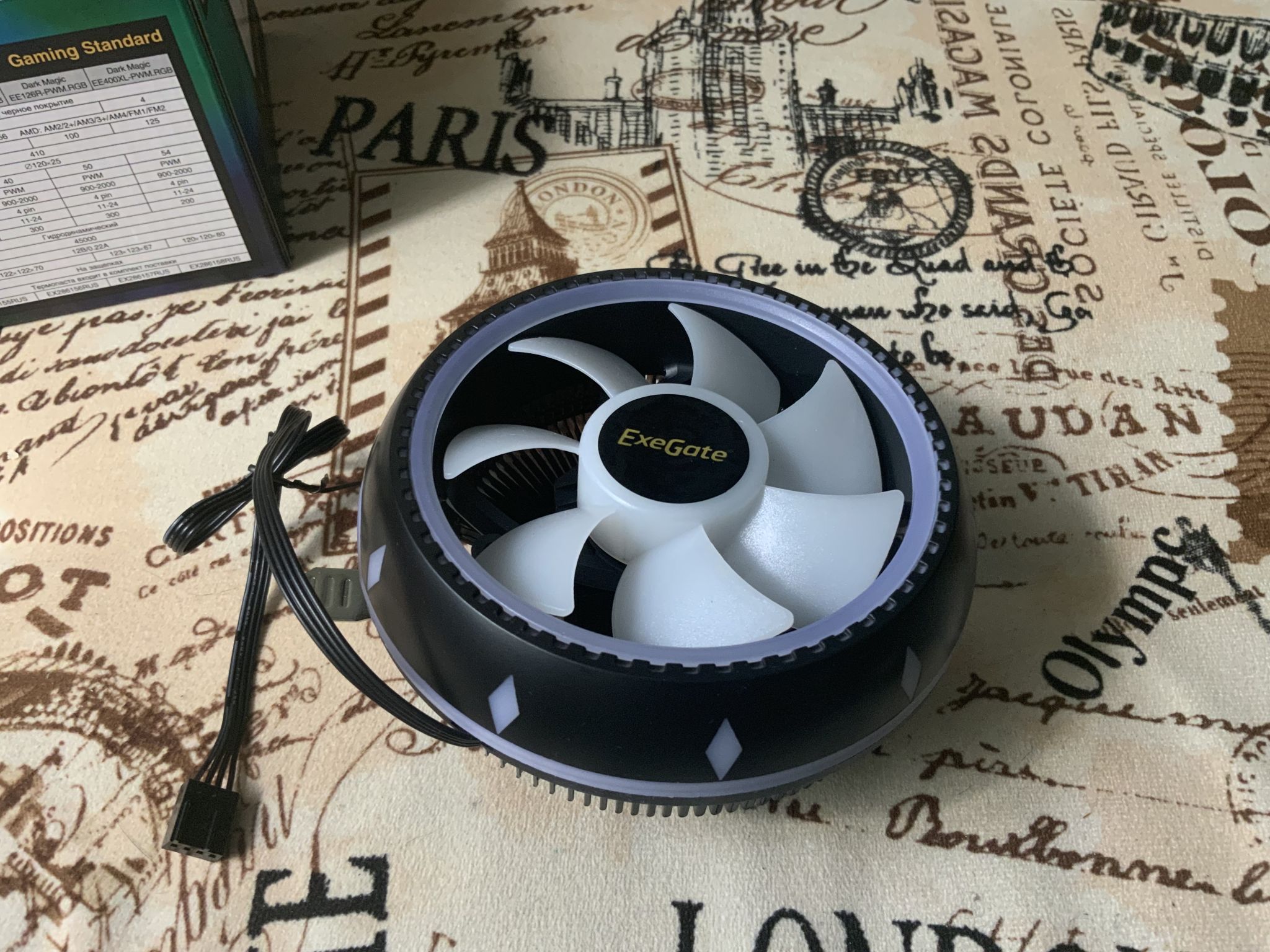 Кулер для процессора ExeGate Dark Magic EE126M-PWM.RGB TDP 100W ...
