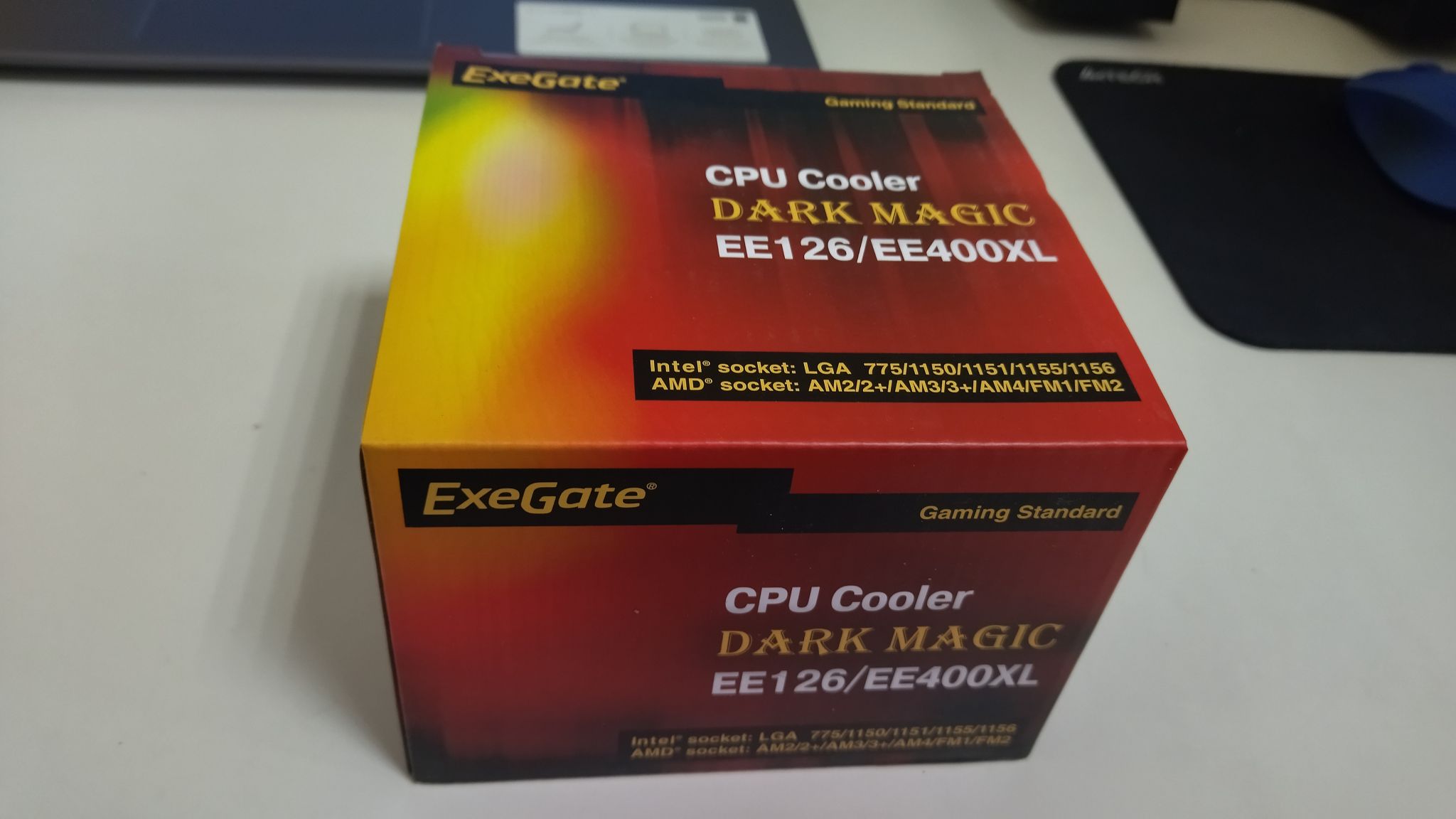 Кулер для процессора ExeGate Dark Magic EE126A-RGB TDP 100W ...